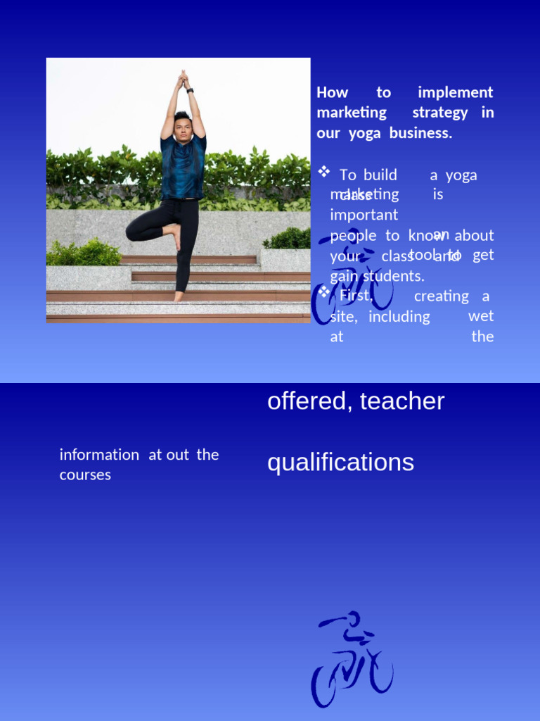 How To Implement Marketing Strategy in Our Yoga Business. | PDF