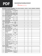 EOT Crane Checklist | PDF | Electric Motor | Switch