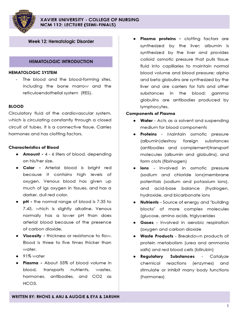 112 Semis | PDF | Anemia | Blood Donation