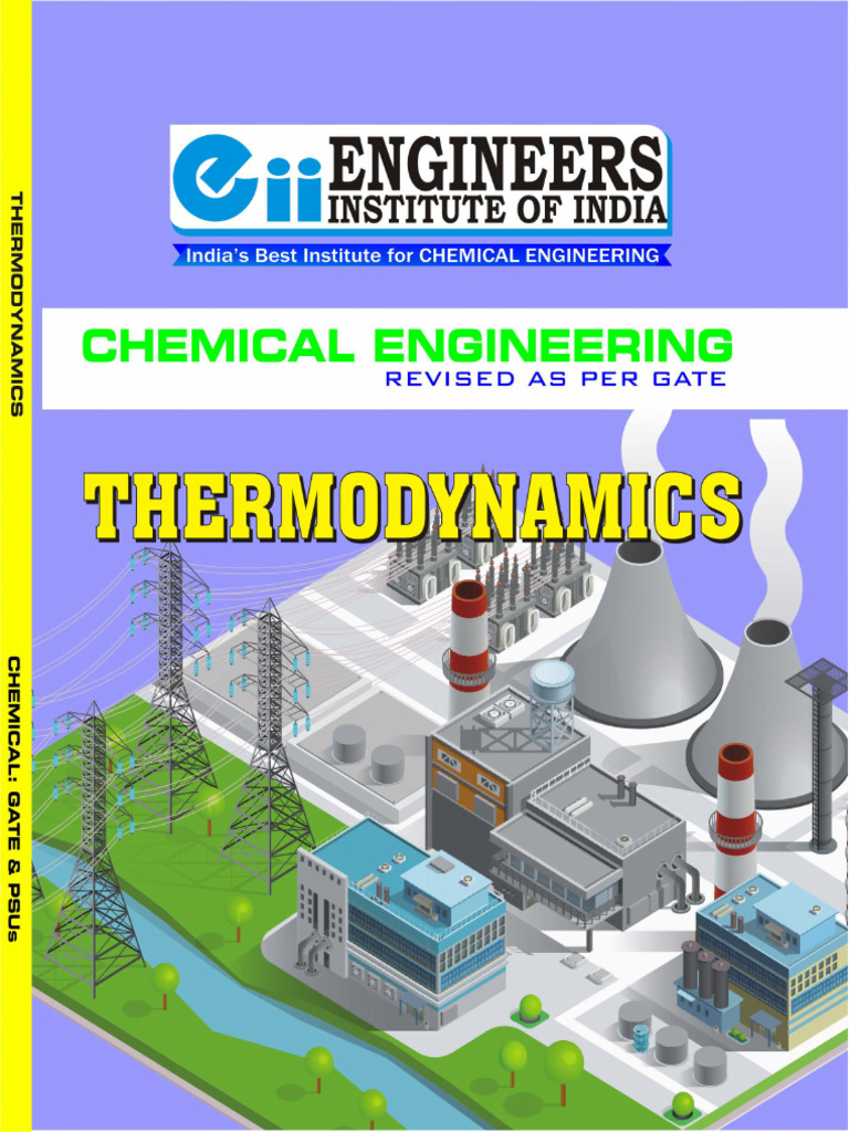 GATE Chemical Thermodynamics Engineering | PDF | Heat | Thermodynamics
