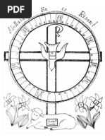 Divine Mercy Chaplet Coloring Sheet | PDF | Home & Garden