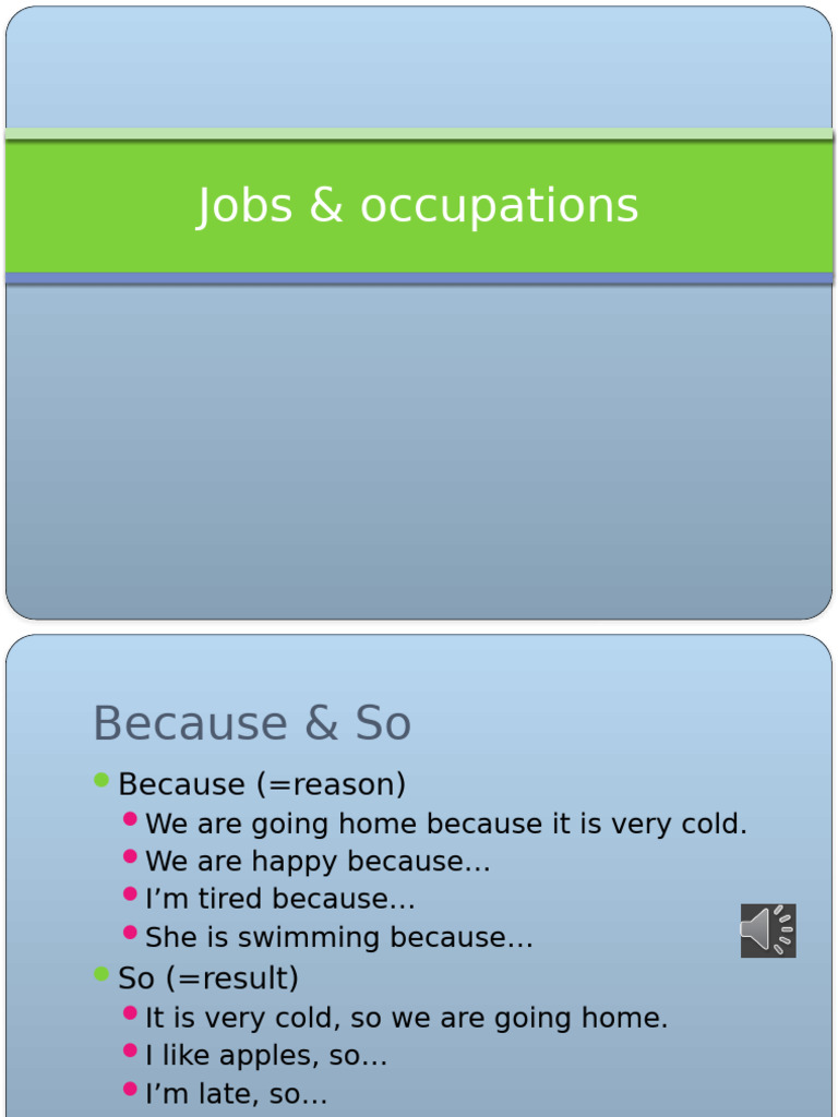 Understanding Jobs and Occupations | PDF