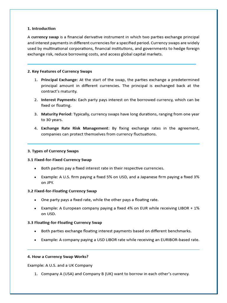 Anuj Sethi 23020841197 | PDF | Swap (Finance) | Currency Swap