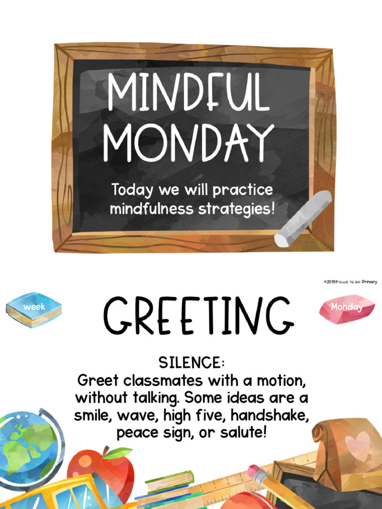 WEEK of Morning Meeting Slides EDITABLE PTBP | PDF