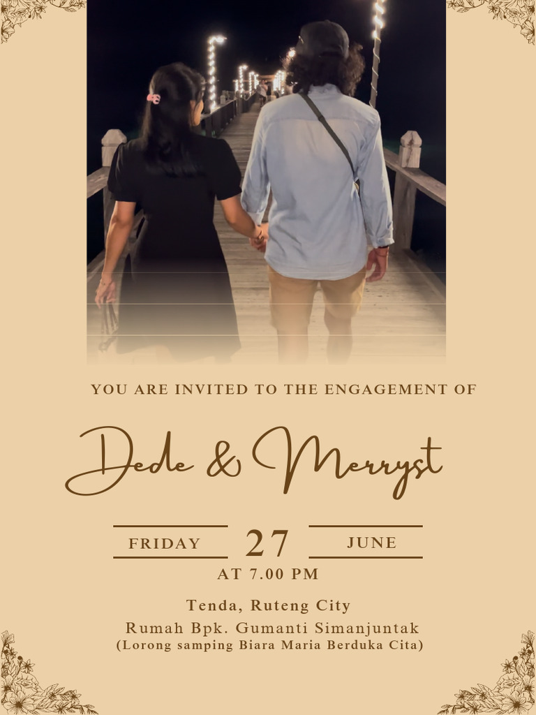 Undangan Pertunangan-1 | PDF