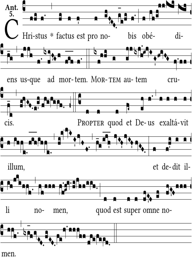 Christus Factus Est | PDF