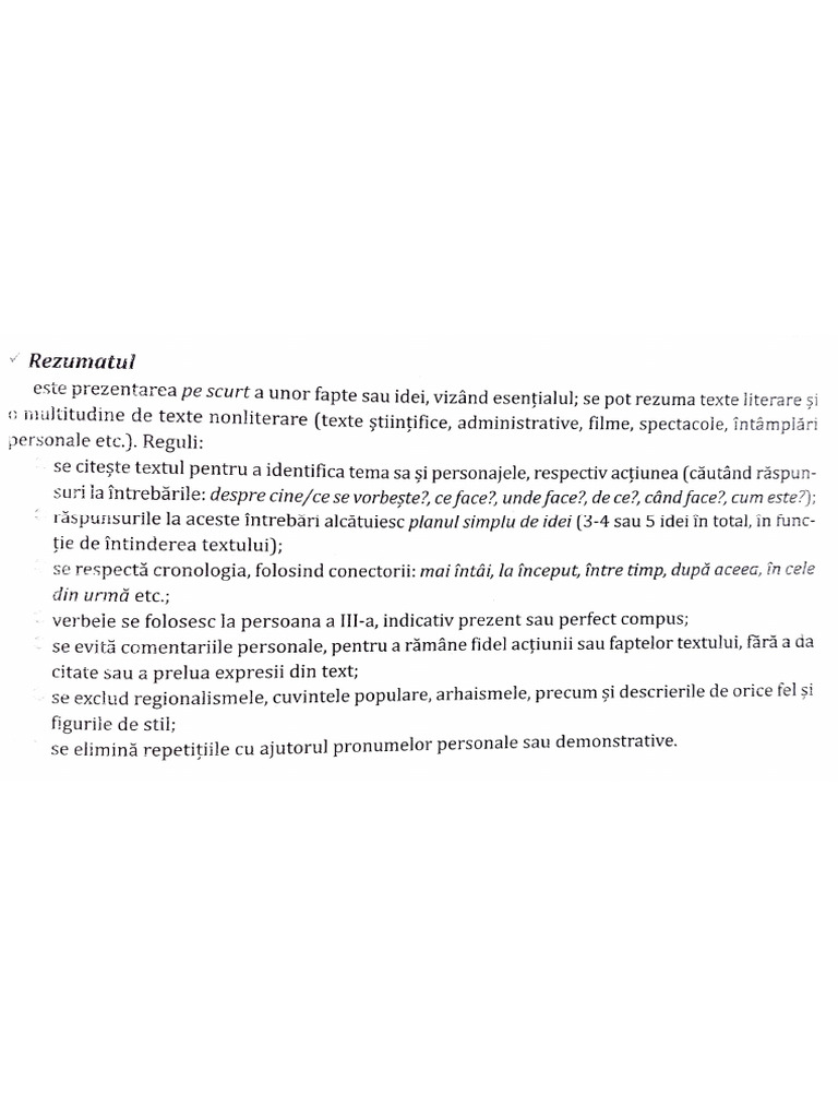 Rezumatul | PDF