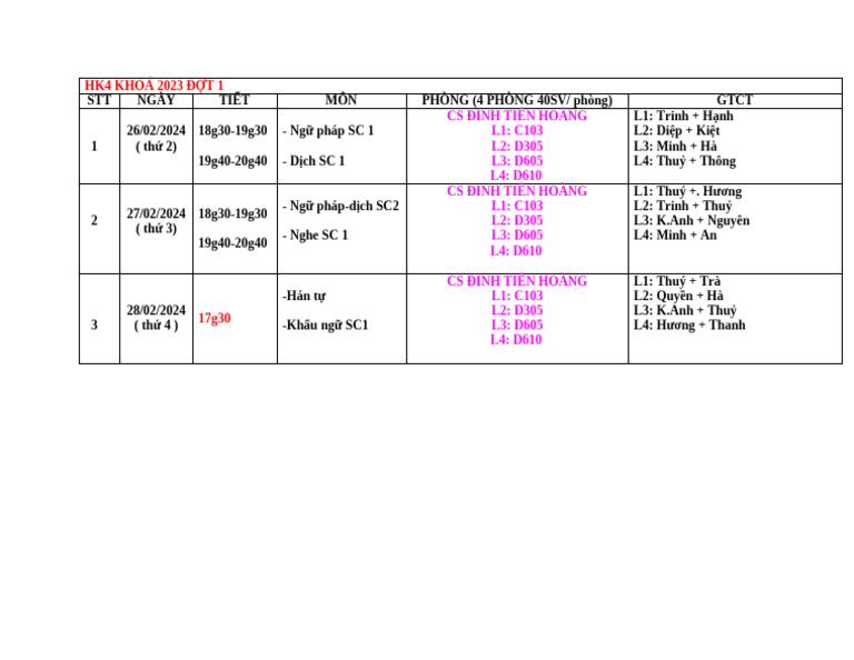 Hk4 Khoá 2023 Đ T 1 | PDF