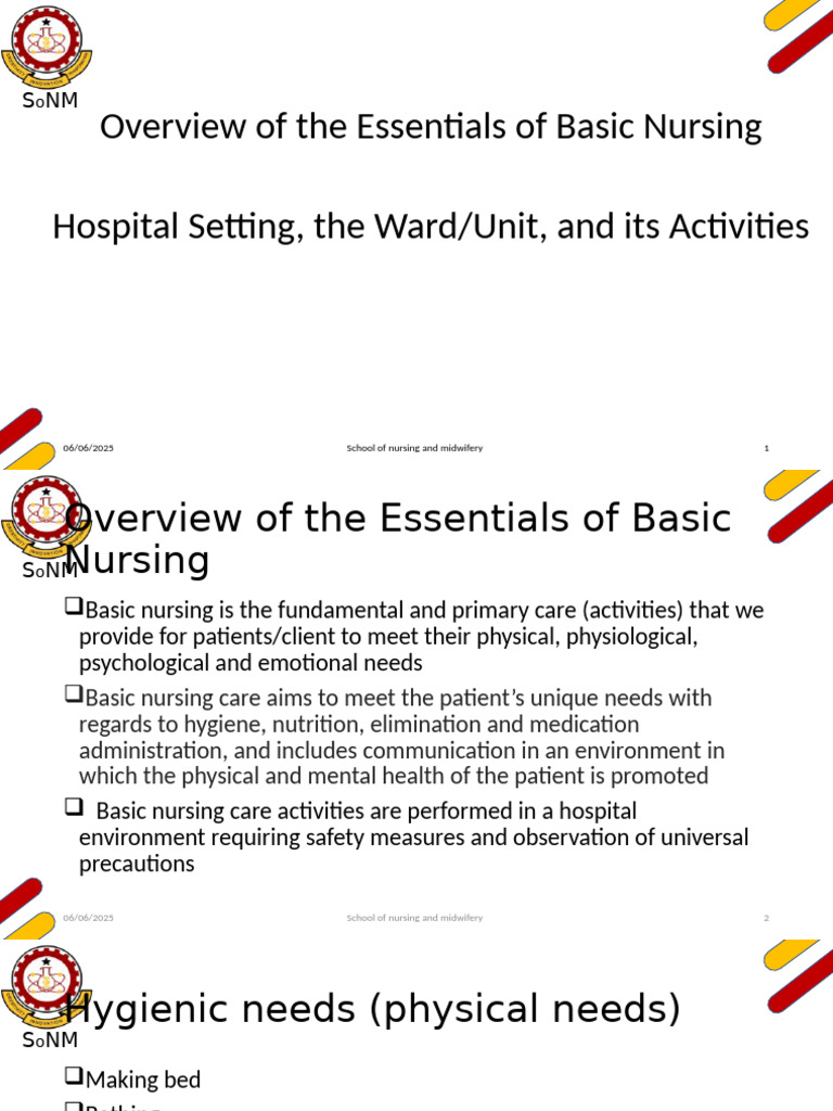 Essentials of Basic Nursing Care | PDF | Hospital | Intensive Care Medicine