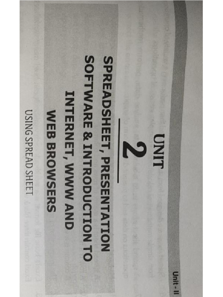 Unit 2 - Basic Computer Skills | PDF