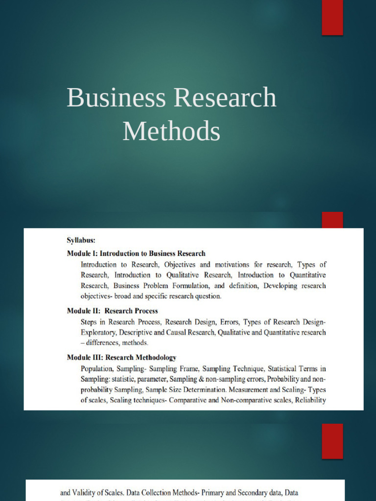 Business Research Methods | PDF | Methodology | Statistics