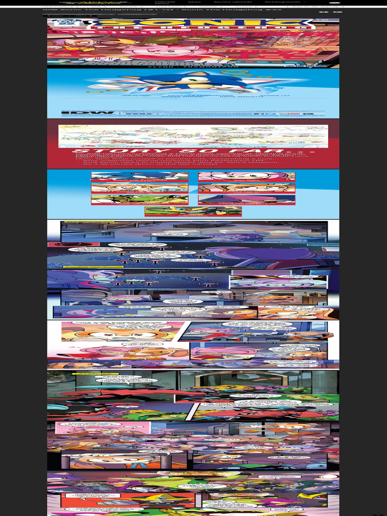Sonic the Hedgehog IDW (#1-74) - Read Comic Online Sonic the Hedgehog #22 | PDF | Japanese Games ...