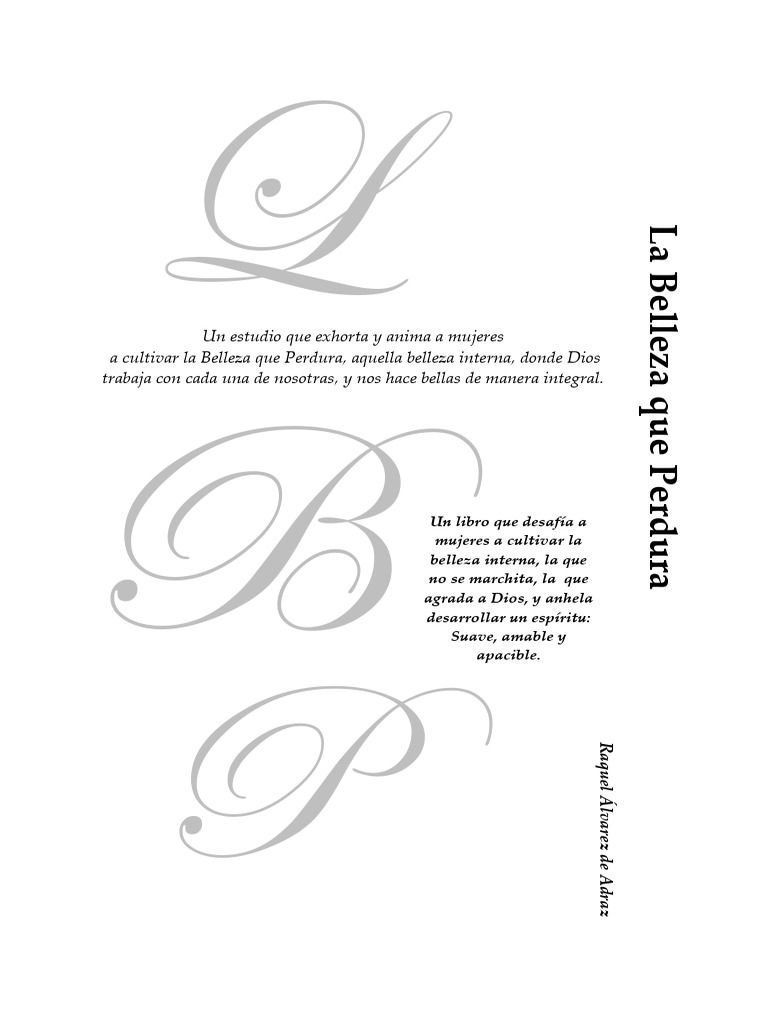 Belleza Interna: Cultivando lo Duradero | PDF | Pablo el apóstol | Belleza