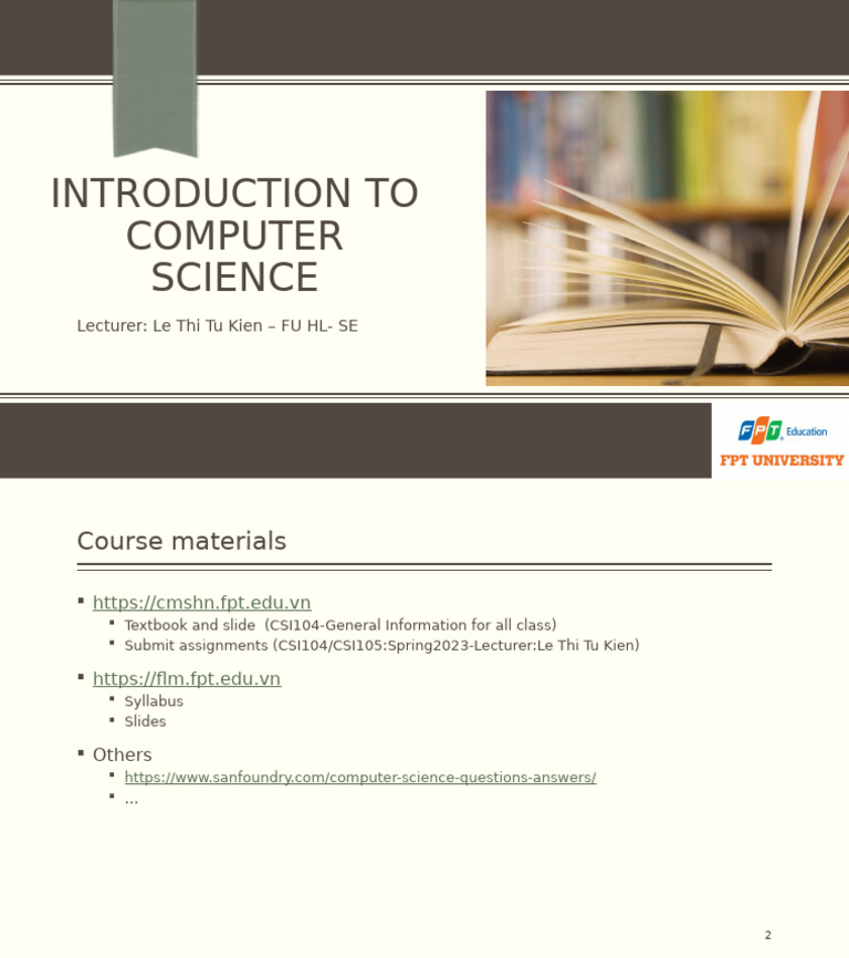 CSI Introduction | PDF