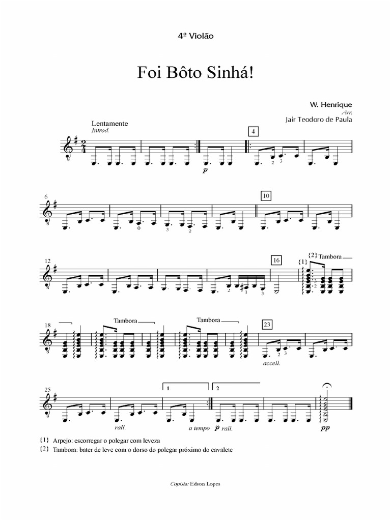 Foi Boto Sinhá V 4 | PDF