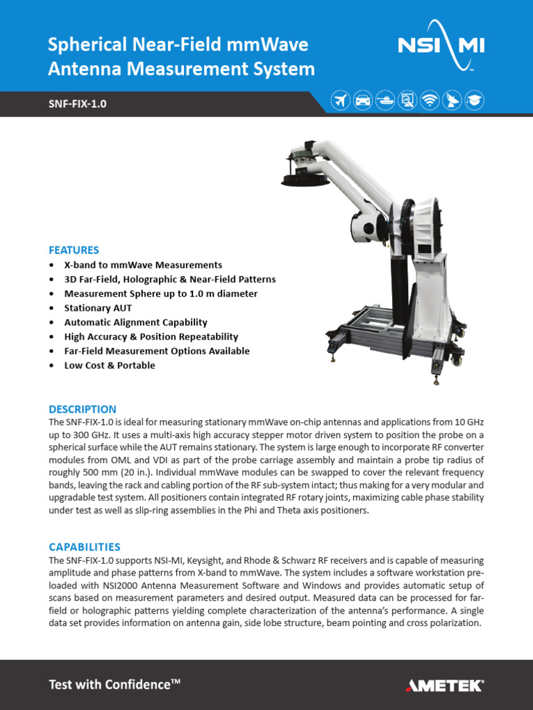 mmWave Antenna Measurement System | PDF | Extremely High Frequency ...