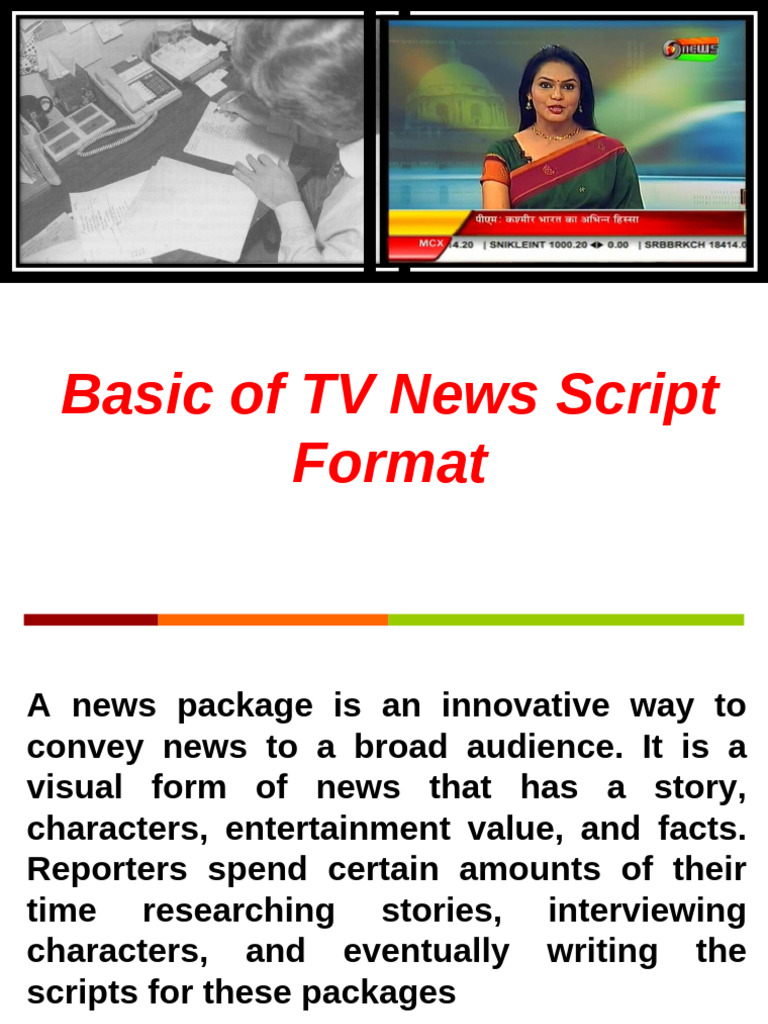 TV News Script Format | PDF | News | Comma