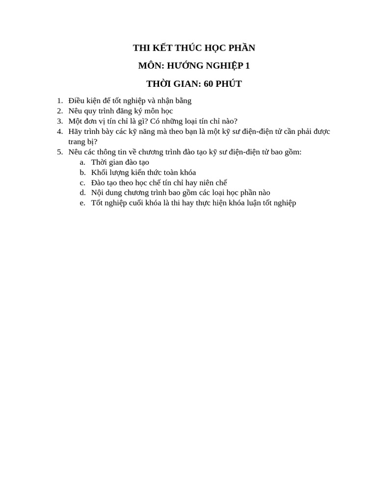 Đề thi KTHP | PDF