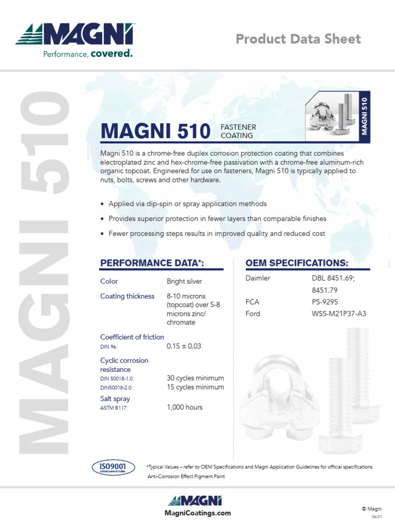 Magni 510 Product Data Sheet | PDF