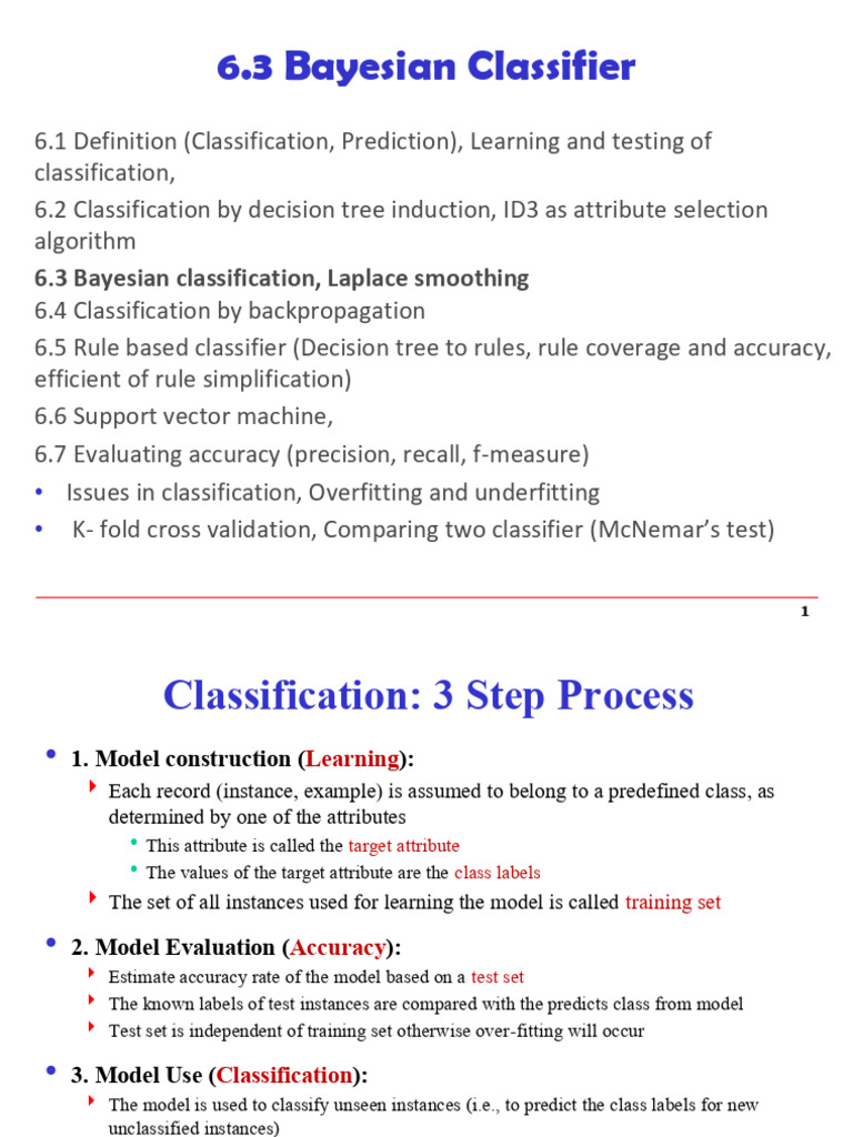 Unit6 - 3 Classification-Bayesian | PDF | Bayesian Network ...
