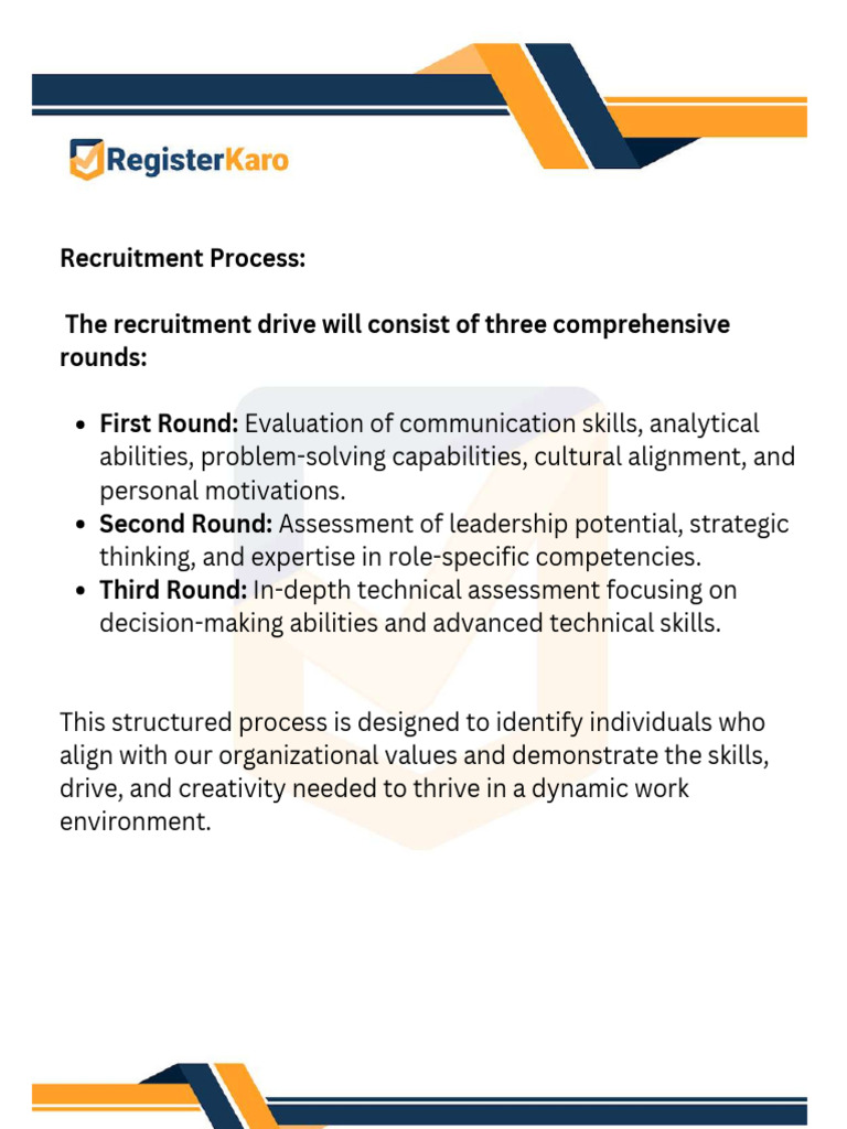 Recruitment Process | PDF