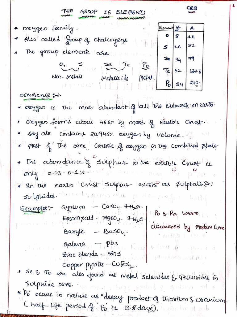 The Group 16 Notes | PDF