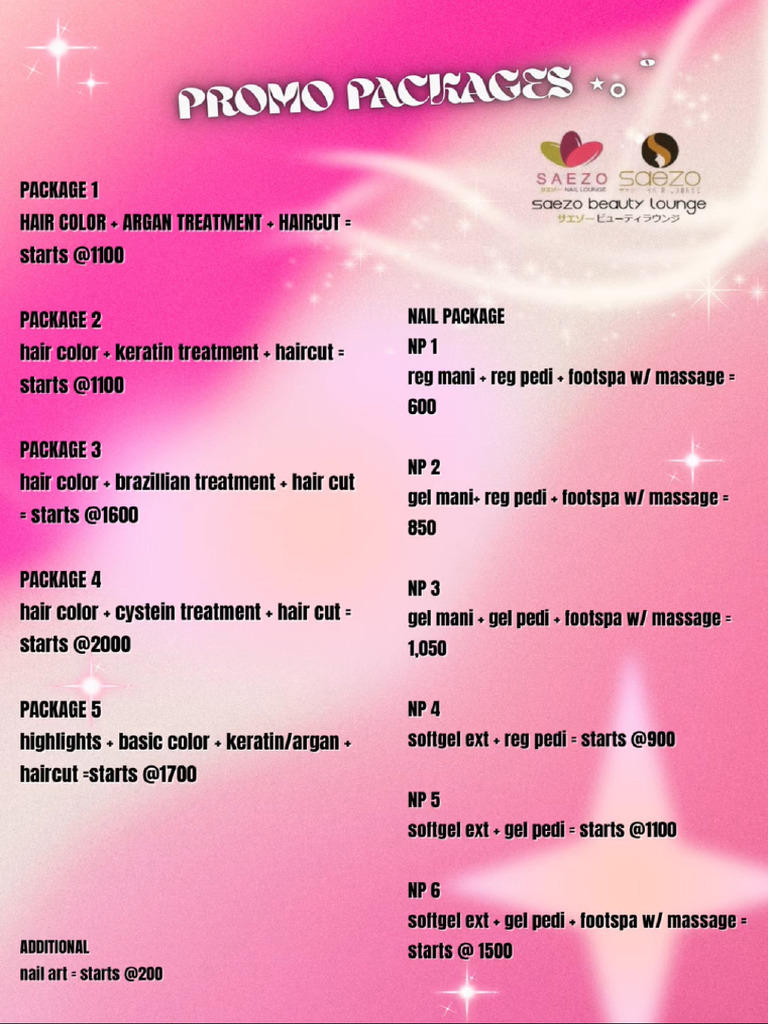 Promo Package | PDF