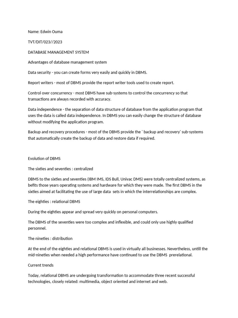 Dbms WPS Office | PDF