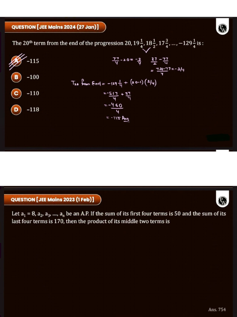 Sequence and Series | PDF