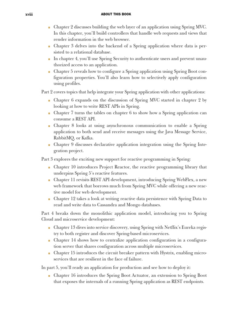 Spring in Action: 6th Edition Overview | PDF | Spring Framework | Model ...