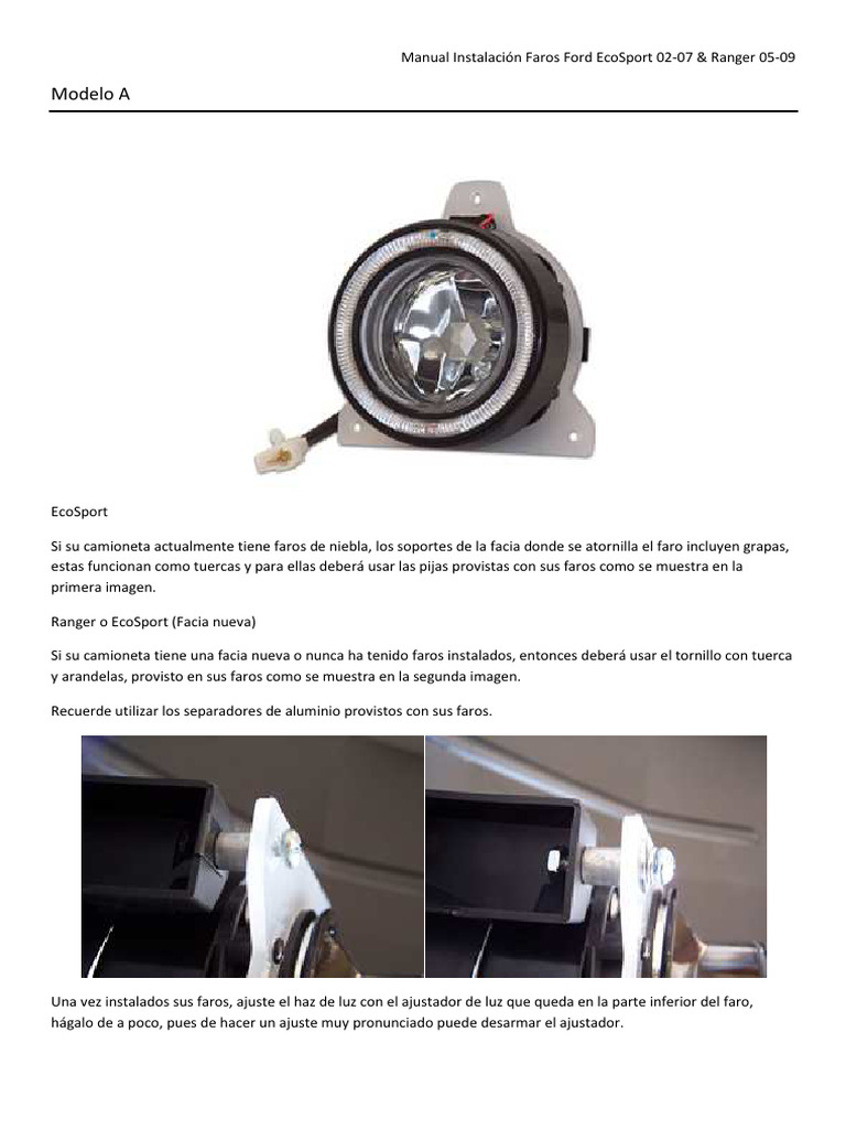 Faros Ecosport 0207 | PDF