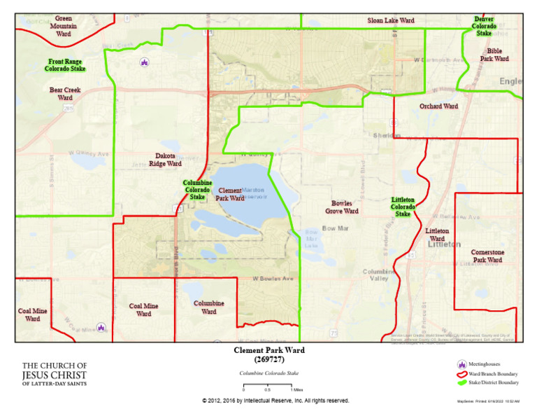 Clement Park Ward - (269727) - Tamanho - Papel Carta | PDF | Colorado ...