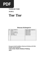 Analisis Tari Tor-Tor Batak | PDF