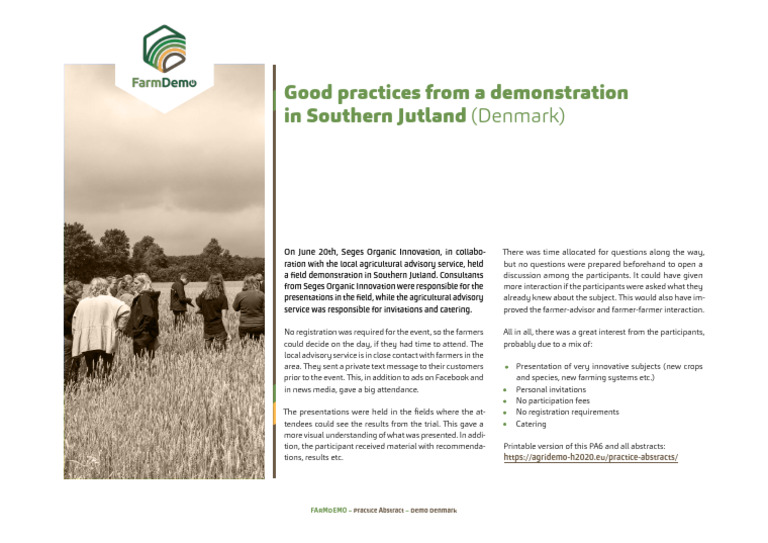 26 - Practice Abstract Demo Denmark - EN | PDF