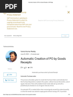 Automatic Purchase Order (PO) | PDF