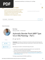 SAP Difference Between MRP Type PD and VB | PDF | Production And ...