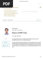 Understanding MRP Areas in SAP | PDF | Software Engineering | Computer ...
