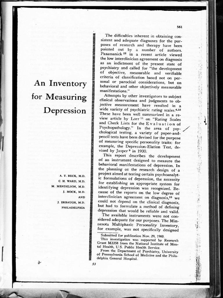 Bdi Manual | PDF