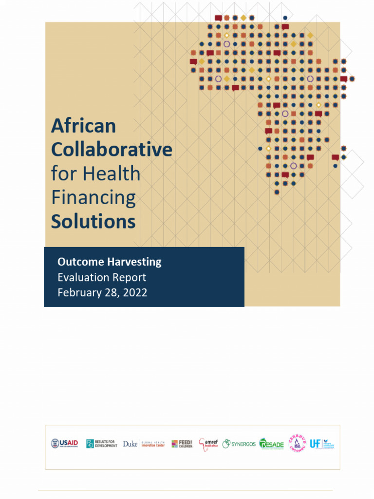 ACS Outcome Harvest Full Report | PDF | Evaluation | Policy