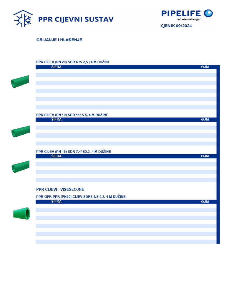 PPR Cjenik | PDF