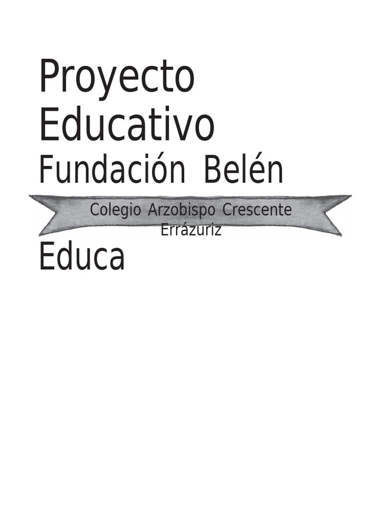 PEI_BELEN_EDUCA_1 | PDF | Enseñando | Maestros