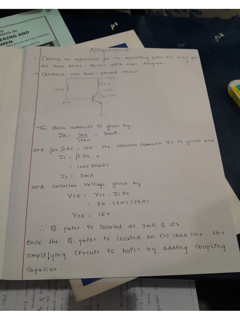 EPC 1st Assignment | PDF