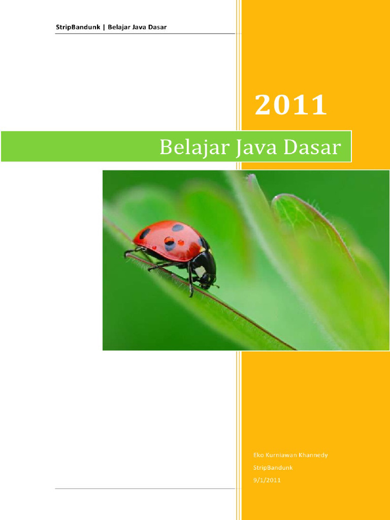 Tengetkeun Java Dasar | PDF