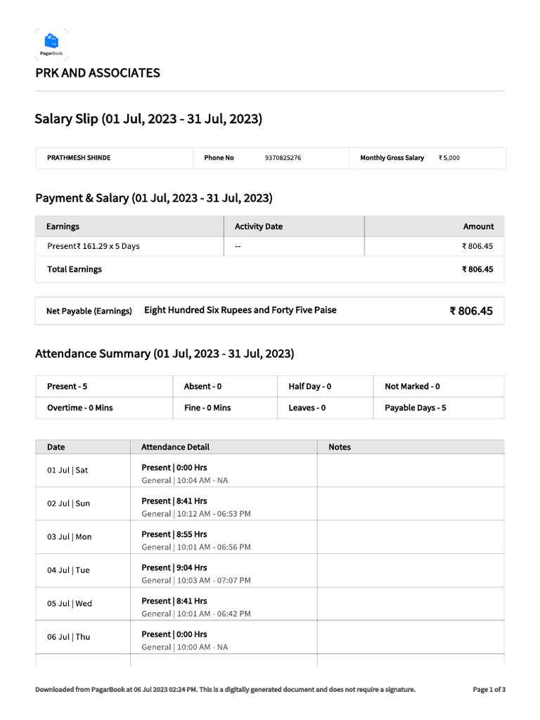 Prathmesh Shinde_contractual (1688633696) | PDF