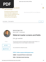 How To Extend Material Master Views by Using MM50 - SAP Blogs | PDF