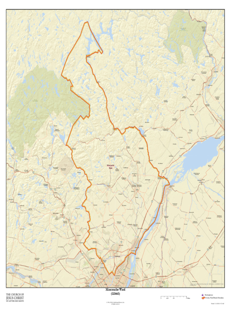 Paroisse de Mascouche - (115665) - Tamanho - Pôster | PDF