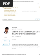 Coverage Profile - SAP Blogs | PDF | Business