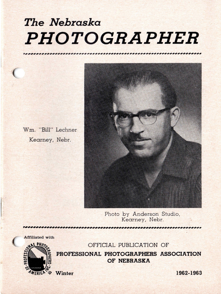The Nebraska Photographer Winter 1962 | PDF