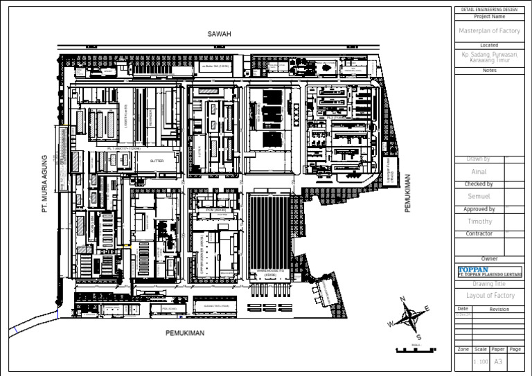 Masterplan Pabrik Update (6 Des 24) | PDF