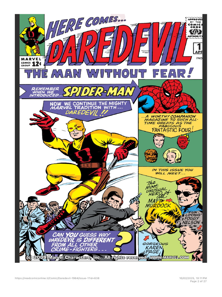 Daredevil (1964) Issue #1 - Read Daredevil (1964) Issue #1 Comic Online in High | PDF
